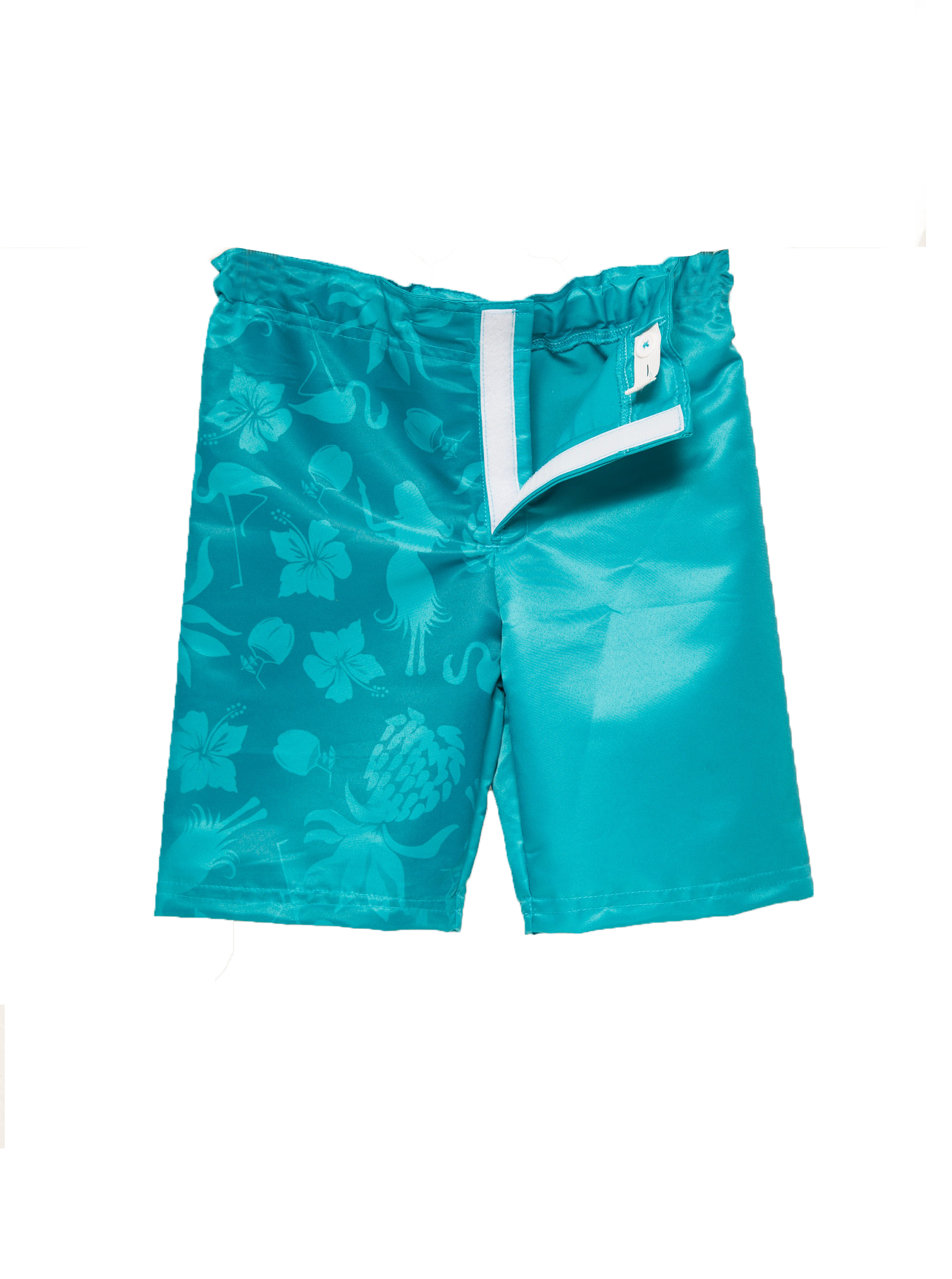 Adaptive Adjustable Water Activated Long Blue Shorts – Victory Adaptive ...